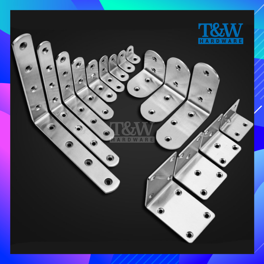 Heavy Duty Stainless Steel 90x90 150x150 L Bracket Angle Shape Shelf ...