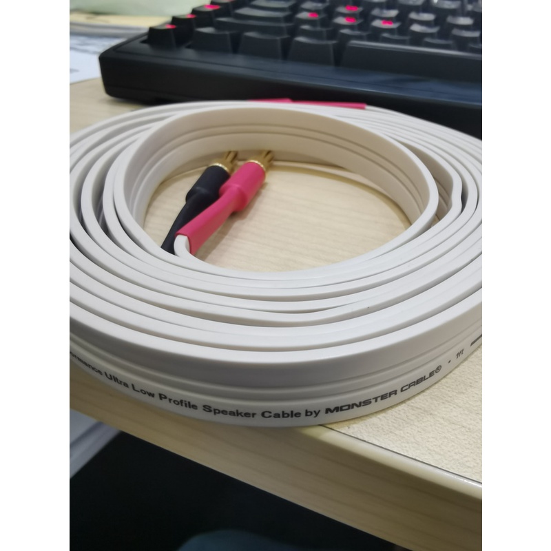 Original Monster SuperFlat Mini speaker cables 3 meter pair with banana plug | Shopee Malaysia