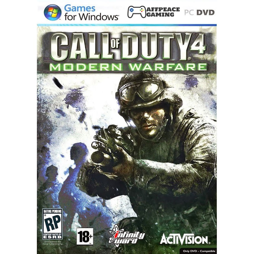 (PC GAME) Call of Duty 4 Modern Warfare ONLINE+SINGLEPLAYER - DVD ...