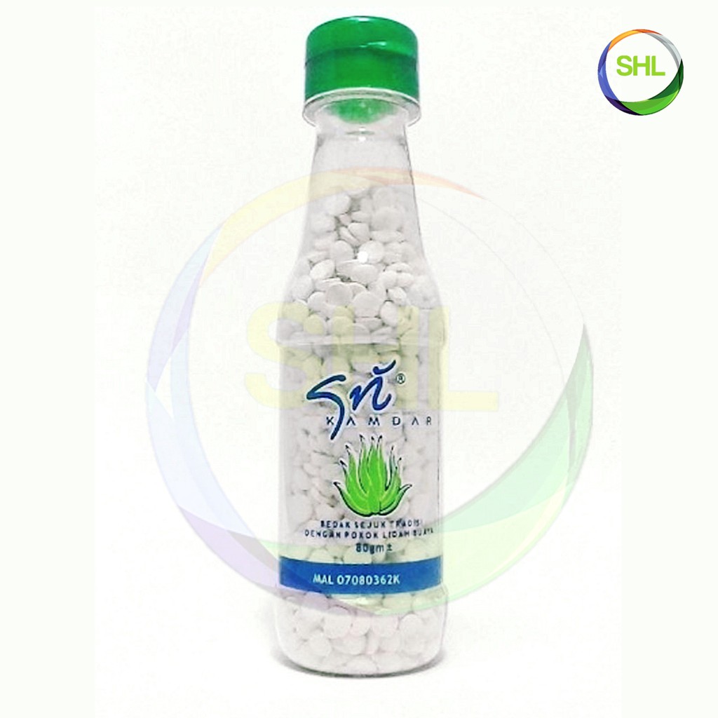 Sri Kamdar Cooling Talcum Powder Drops Traditional Talkum Bedak Biji ...