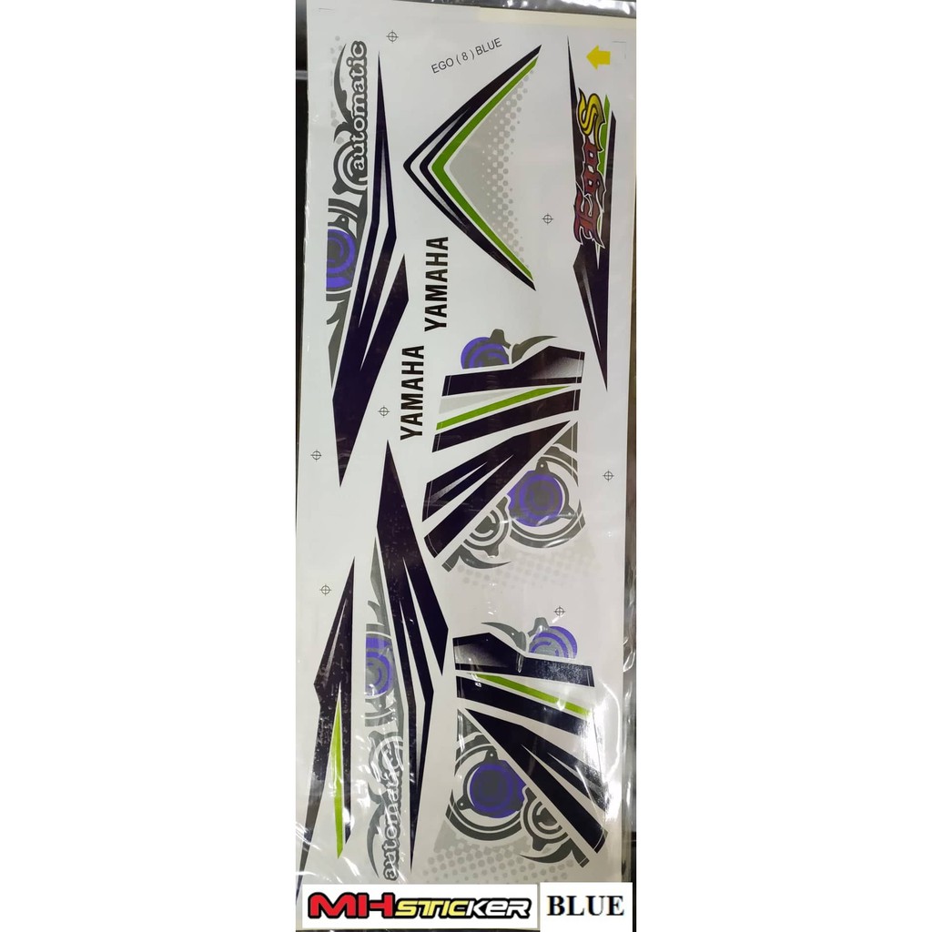 Yamaha Ego S (8) Body Sticker Set | Shopee Malaysia
