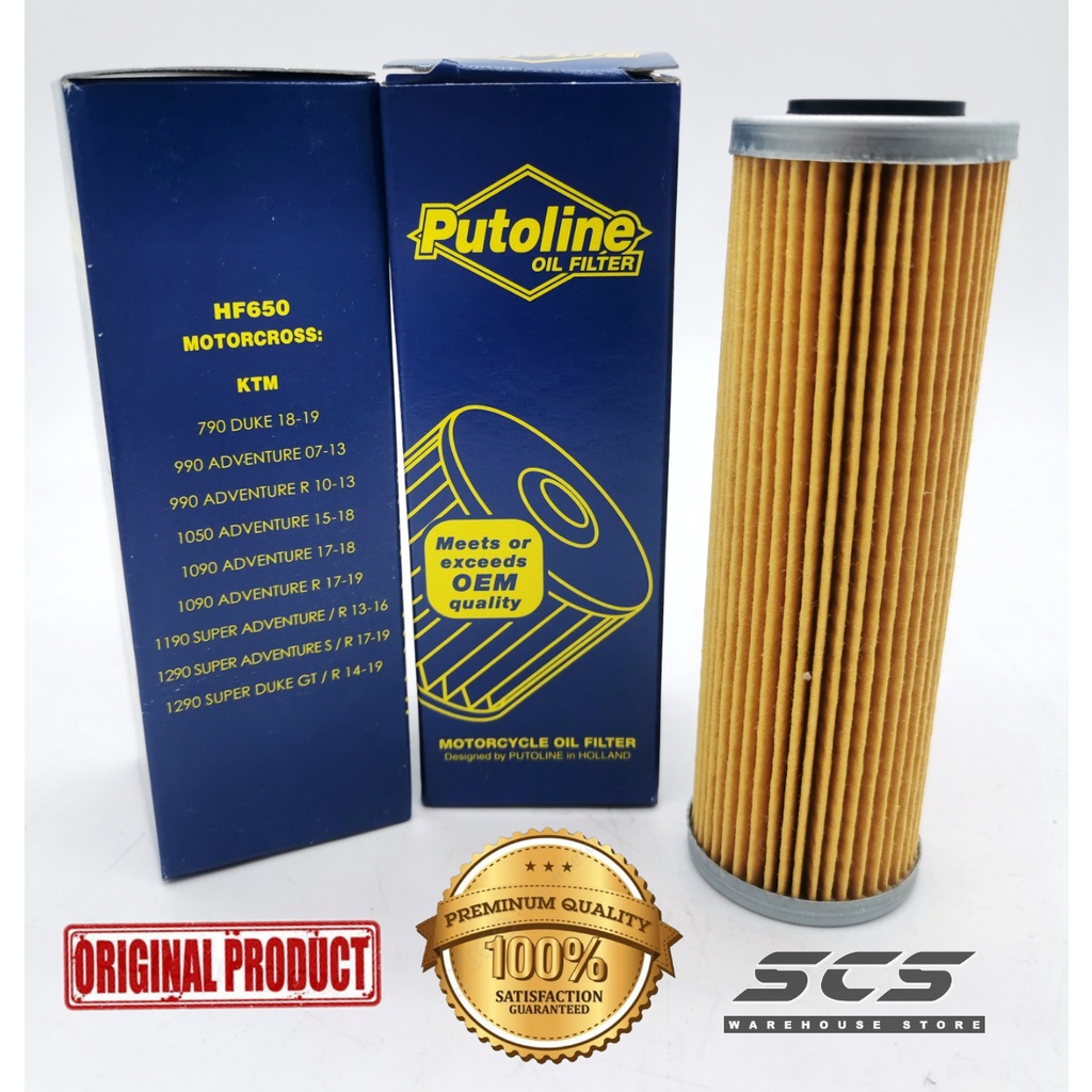 Oil Filter Original PUTOLINE Motor KTM Adventure Super Duke GT 790 990 ...