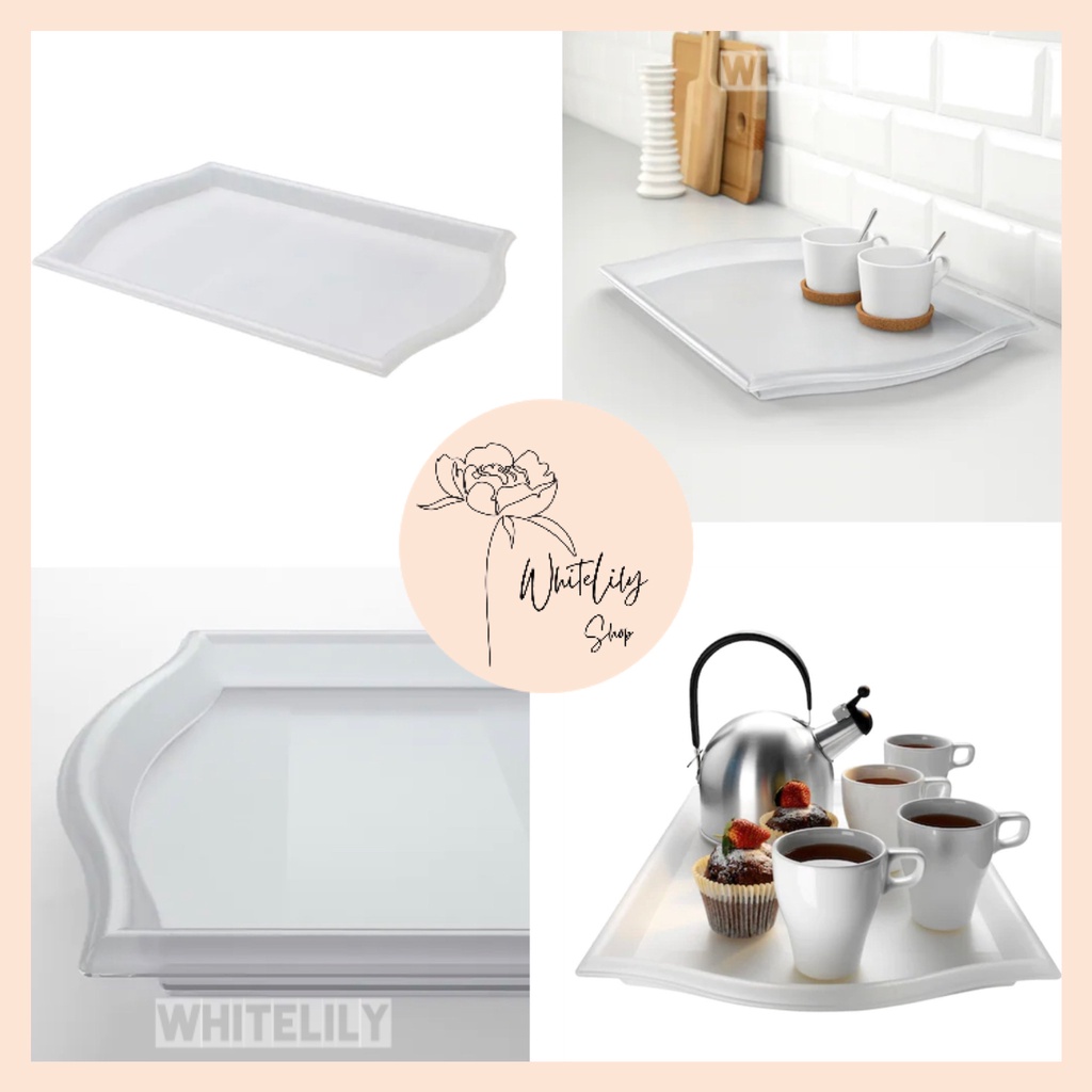ike@ SMULA Serving Tray/ Food Tray, Dulang, Transparent (52x35 cm ...