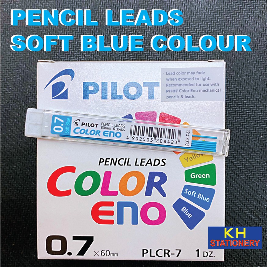Pilot Color Eno Pencil Leads Soft Blue Colour 0.7mm / Pilot Soft Blue ...