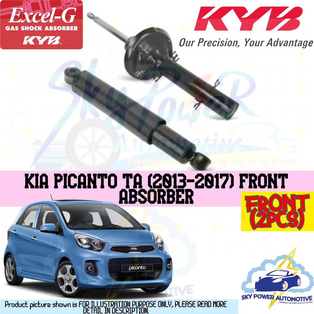 KIA PICANTO TA (2013-2017) KAYABA (KYB) EXCEL-G GAS SHOCK ABSORBER ...