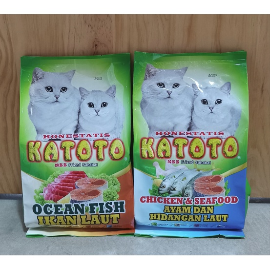 KATOTO Dry Cat Food 1Kg / Ocean Fish / Chicken & Seafood | Shopee Malaysia