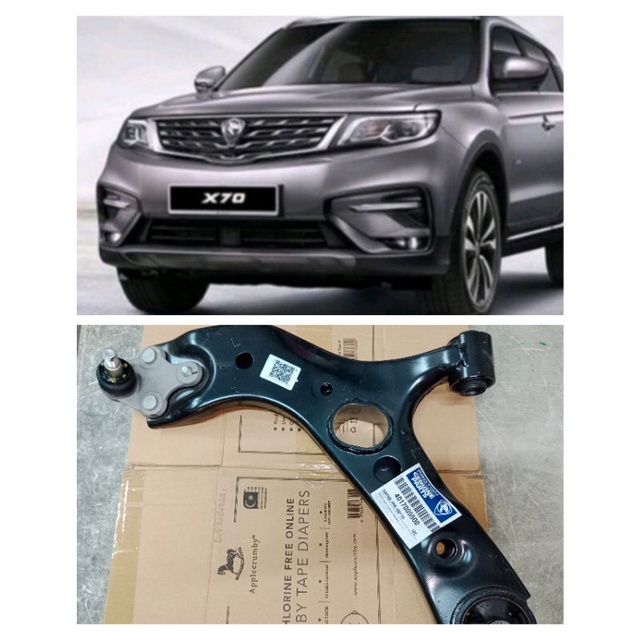 ORIGINAL PROTON X70 FRONT LOWER ARM LH(4017005500)WITH BALL JOINT ...