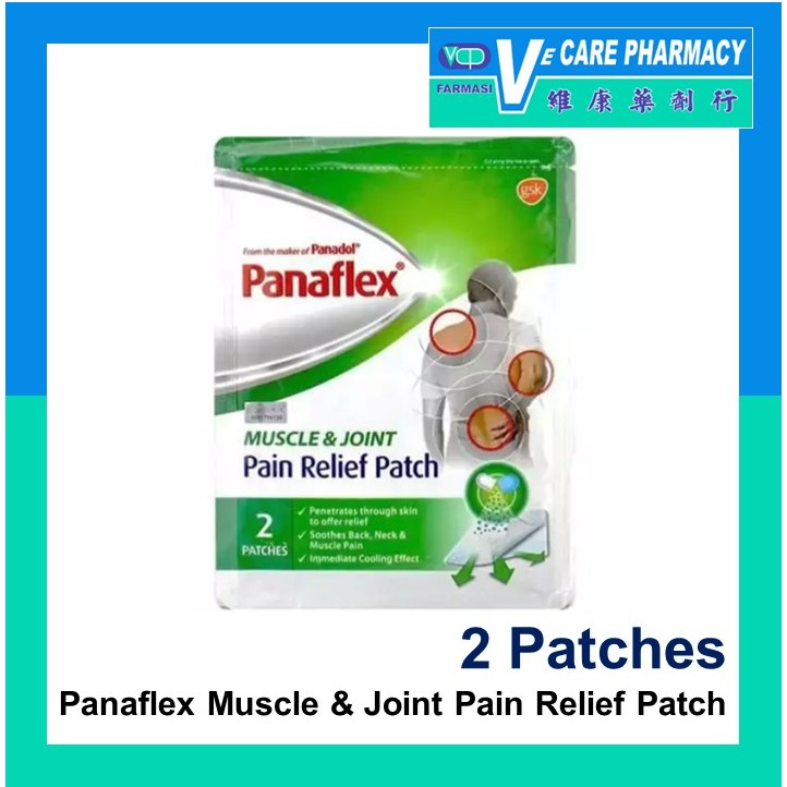 [Exp: 10/2025] Panaflex Muscle & Joint Pain Relief Patch (10cm x 14cm ...