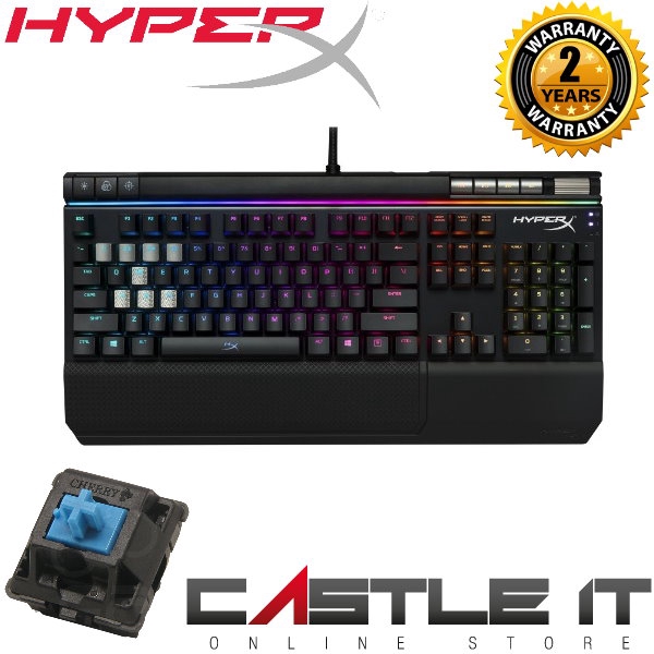 KINGSTON HX-KB2BL2-US/R1 HyperX Alloy Elite RGB Mechanical Gaming ...