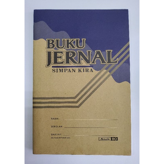 BUKU JERNAL SIMPAN KIRA 80 MUKA SURAT | Shopee Malaysia