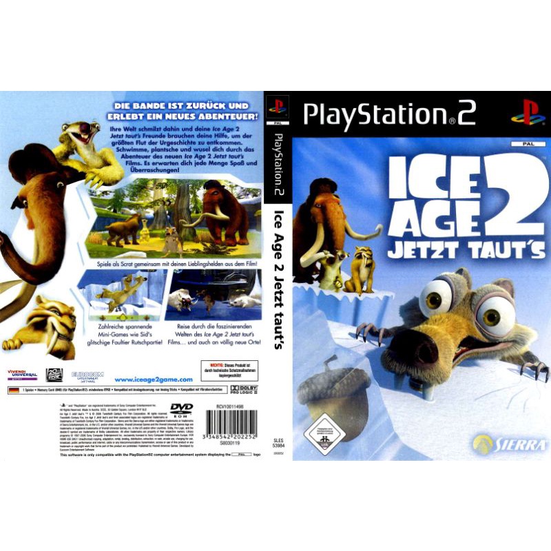 PS2 CD DVD GAMES ( Ice Age 2: The Meltdown ) English Version | Shopee ...