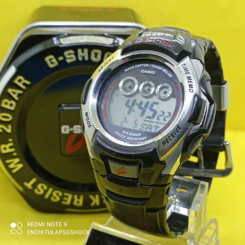 Original Vintage Casio G-Shock GW-500J "The G" Tough Solar Wave Ceptor ...