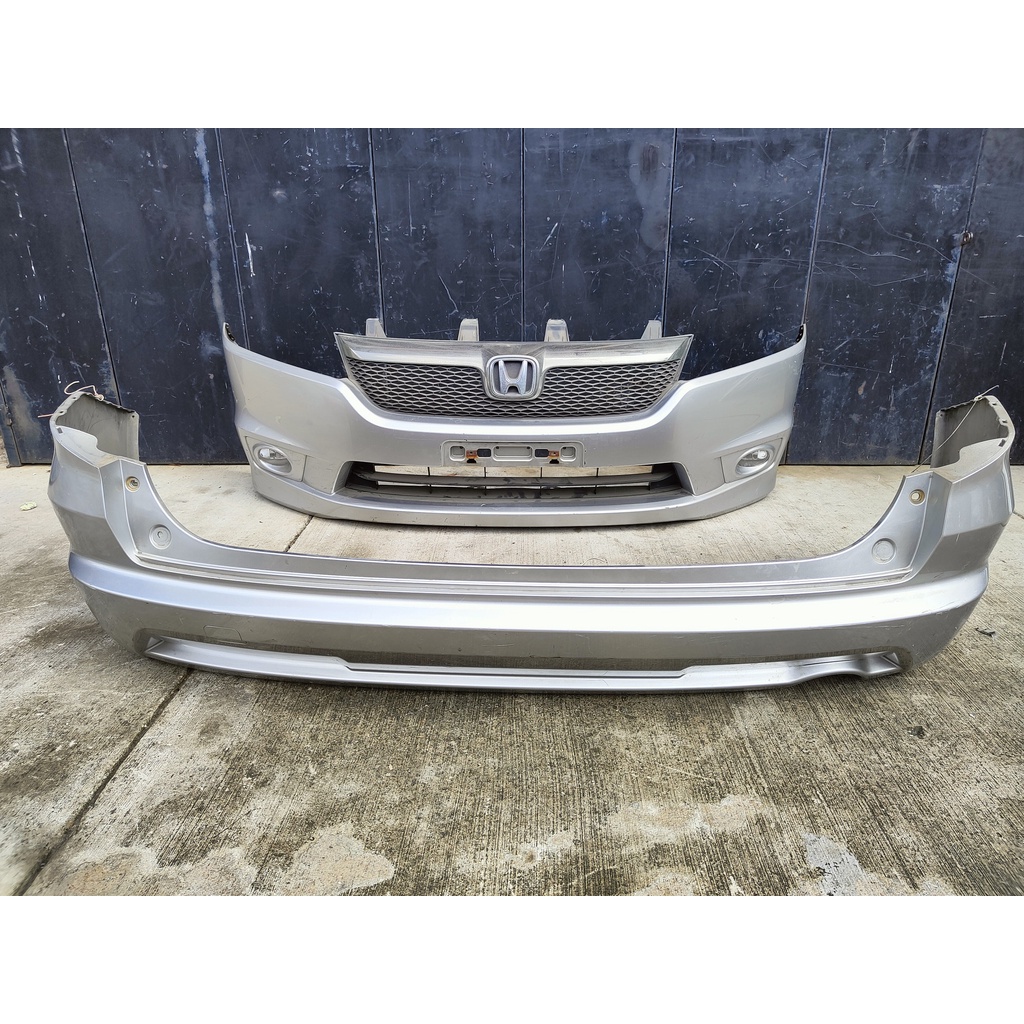 JDM Honda Stream RN6 Front Bumper With Grill And Fog Lamps And Rear ...