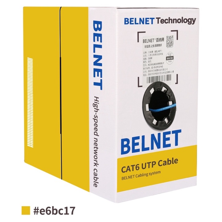Belnet Cat6 Network LAN Cable 305M | Shopee Malaysia