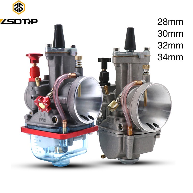 ZSDTRP For Keihin Koso OKO Power Jet blue PWK carburetor for 28mm 30mm 32mm 34mm 2T 4T ...