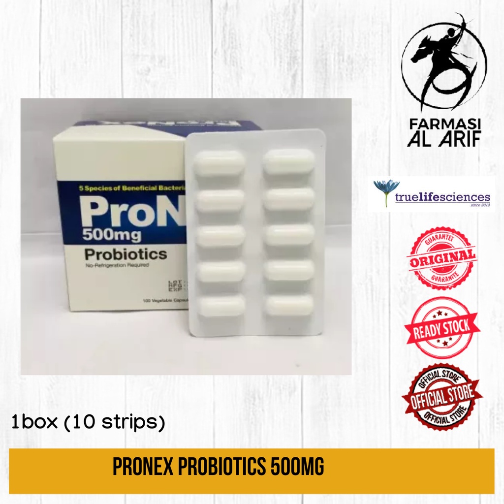 Pronex Probiotics 500mg (10 strips/100 caps) | Shopee Malaysia