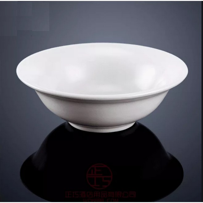 Pure White Ceramic Shark Fin Bowl 3.8" - 4.5" | Shopee Malaysia