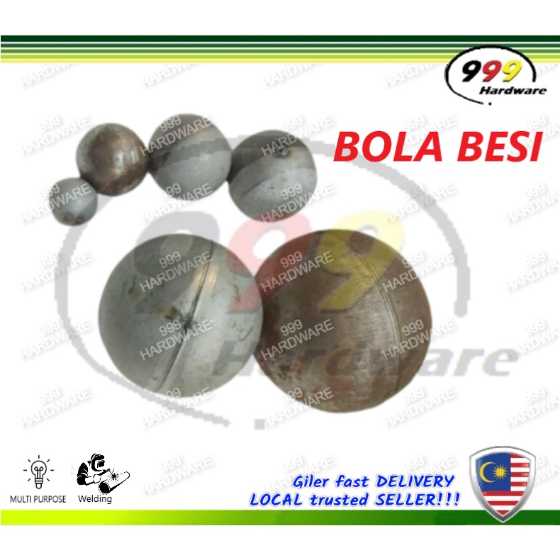 999 METAL BALL MILD STEEL / WELDING BALL / BESI HOLLOW / ROUND BALL ...