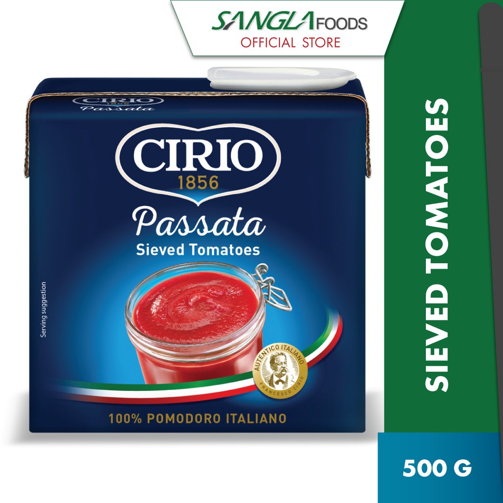 Cirio Passata Sieved Tomatoes (500g) Halal Certified | Shopee Malaysia