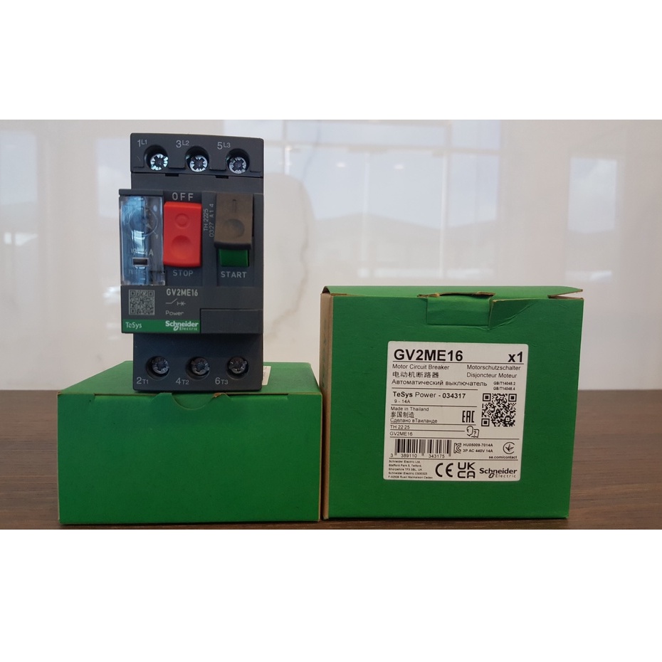 SCHNEIDER GV2 motor circuit breaker mms GV2ME05 GV2ME06 GV2ME07 GV2ME08 ...