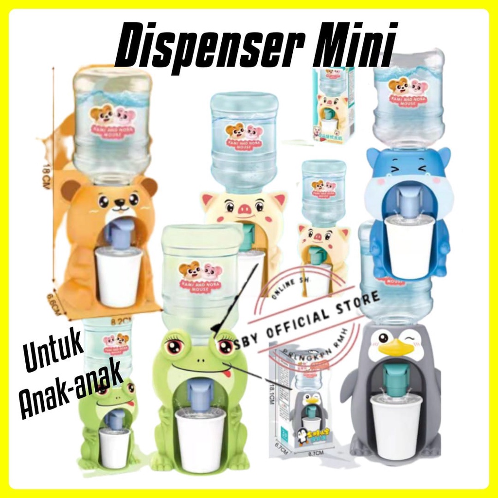 Mini Gallon Water Dispenser For Children With Cute Characters MINI ...