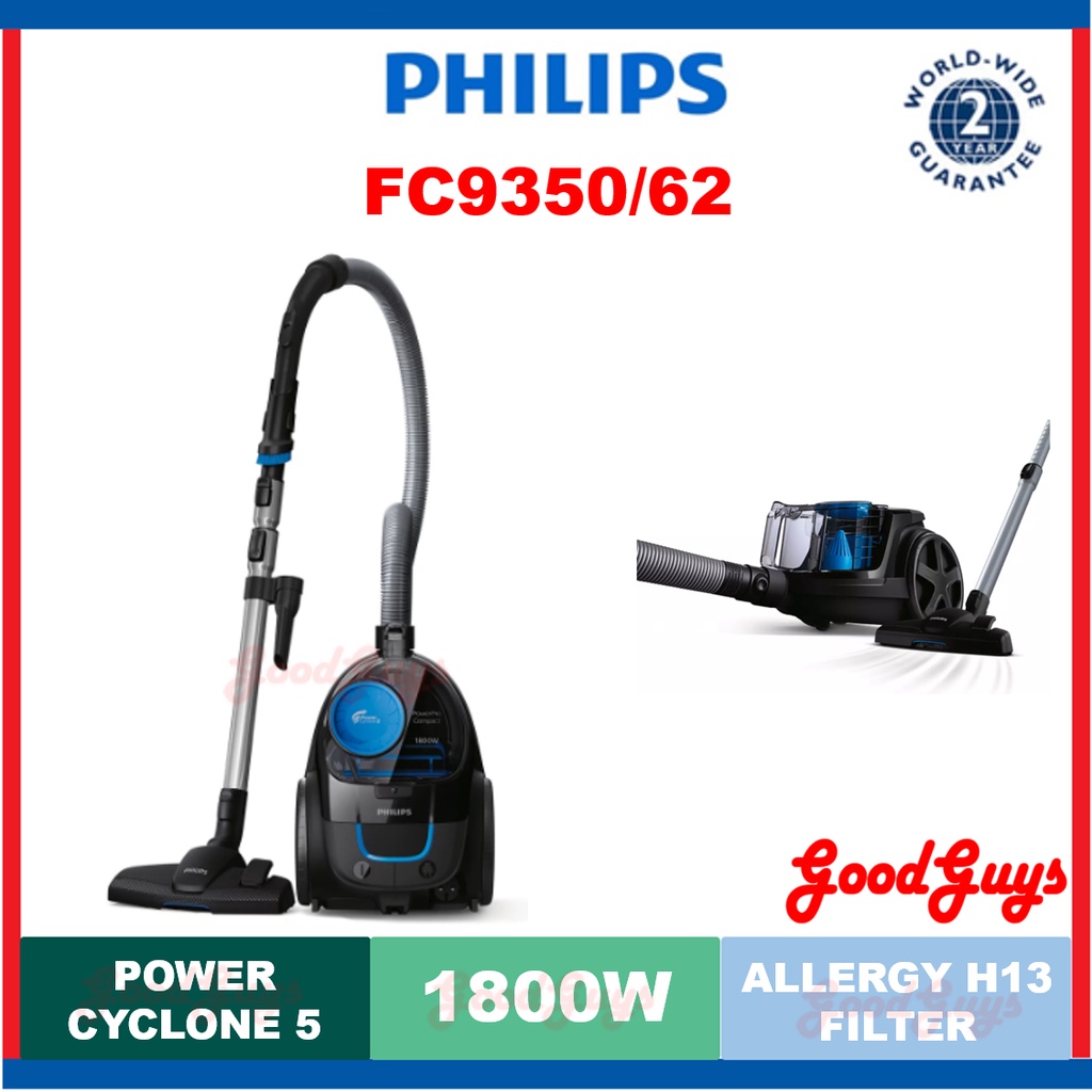 Philips FC9350 Bagless Vacuum Cleaner 1800W FC9350/62) / FC9352 Bagless ...