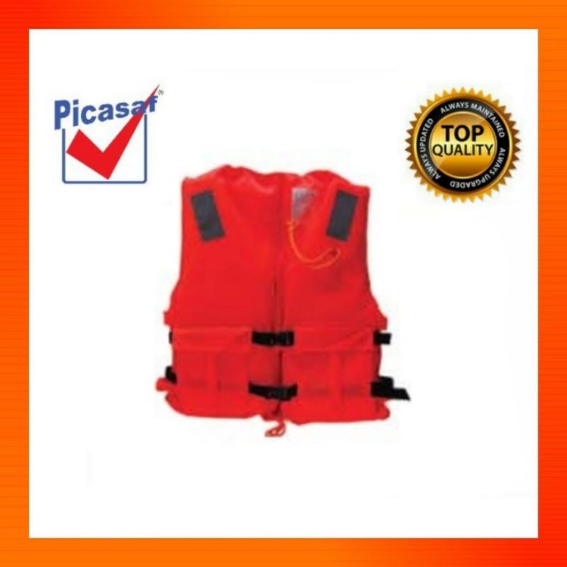 PICASAF SAFETY LIFE JACKET JACKET KESELAMATAN LAUT DEWASA LIFE JACKET ...