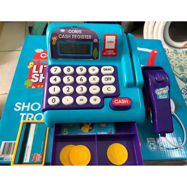 Coles little shop electronic cash register 2- Coles cash register ...