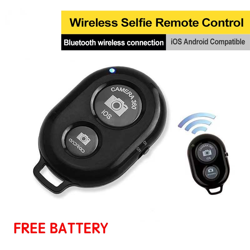 [COD/Ready]Bluetooth Remote Shutter For iPhone/Android Phone with free ...