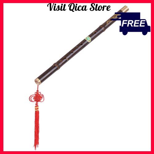 Professional Black Bamboo Dizi Flute Traditional Handmade Chinese ...