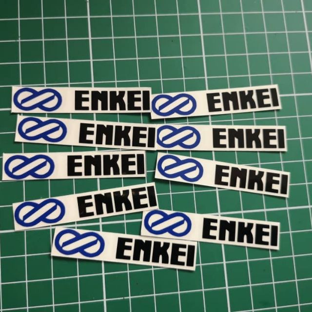 🏁🔥2pcs/set ENKEI Stickers 🔥🏁 | Shopee Malaysia