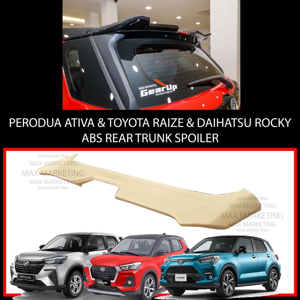 PERODUA ATIVA & TOYOTA RAIZE & DAIHATSU ROCKY GEAR UP STYLE REAR TRUNK ...