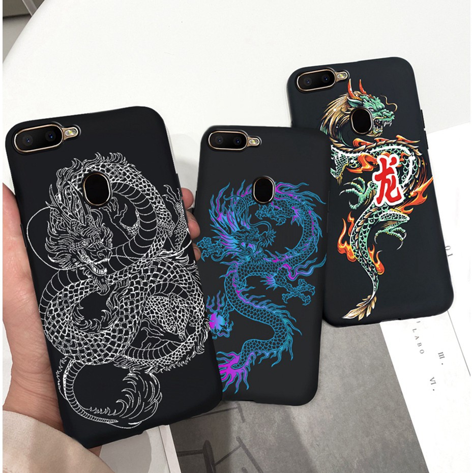 Phone Case OPPO A5S A7 A12 A3S A12E A5 A71 Phone Case Dragon Printed ...