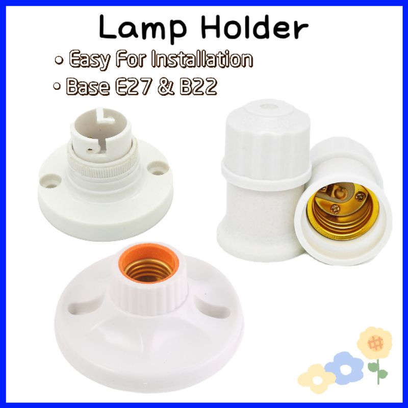E27 B22 Lamp Holder Batten Holder Skru Type Lampu Holder | Shopee Malaysia