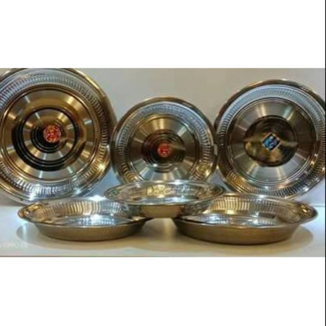 Silver 6 Pcs Tambalam Set (ReAdy StoCk 🔥🔥) | Shopee Malaysia