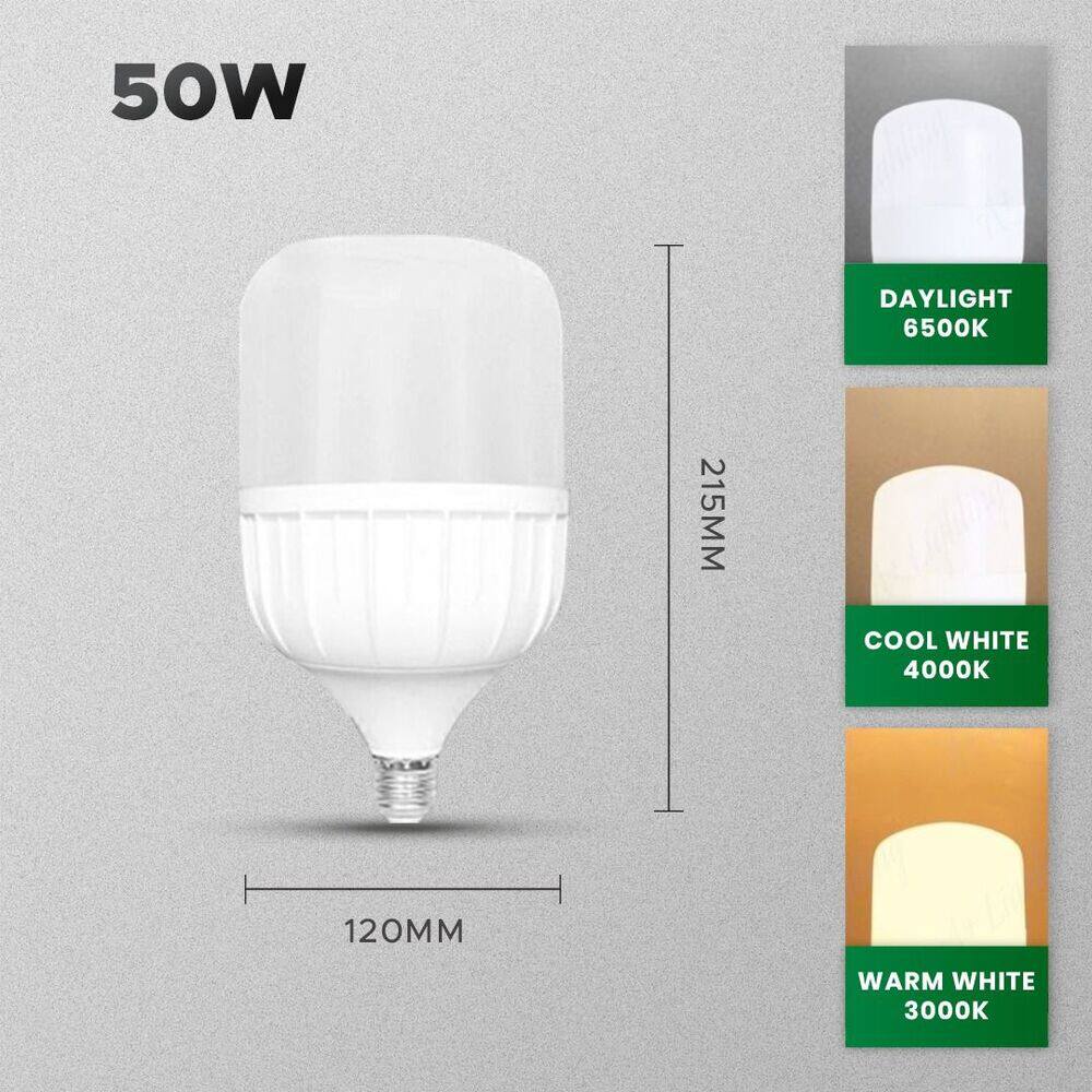 30W/50W/100W E27 HIGH WATTAGE LED BULB 240V EXTRA BRIGHT LED LAMP BULB | Shopee Malaysia