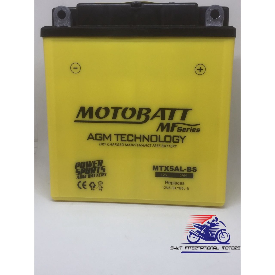 MotoBatt Battery Dry Charged For Yamaha Nmax / Yamaha 135LC | Shopee ...