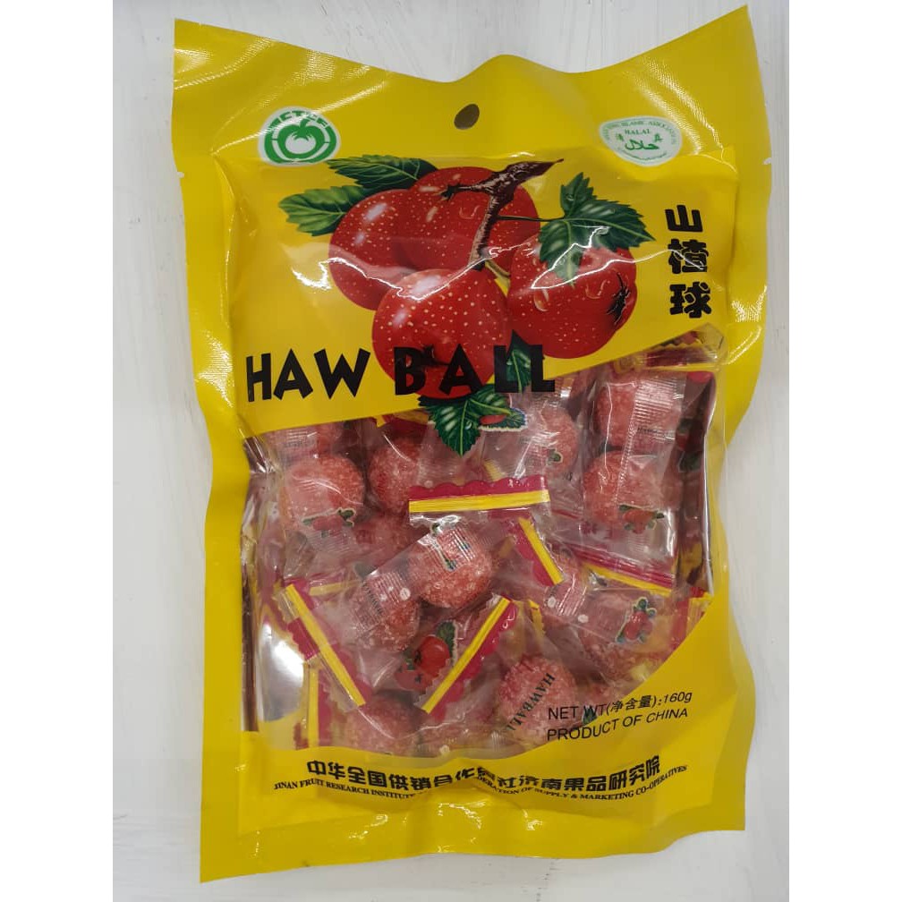 Haw Flakes 山楂片160g/ Haw Ball 山楂球160g/ Haw Jelly 山楂酪160g | Shopee Malaysia