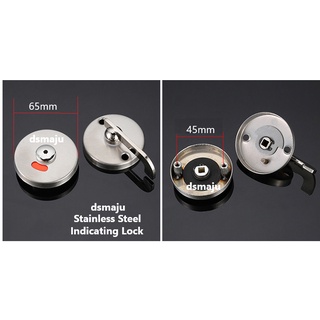 Partition Toilet Indicator Lock Stainless Steel Toilet Door Lock Toilet ...