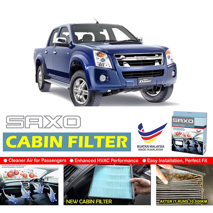 Isuzu D-max Dmax 2005-2012 Saxo Cabin Air Cond Aircon Replacement ...
