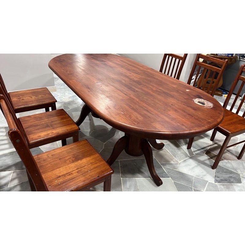 DINING TABLE FOR 6 SEATER (JOHOR BAHRU)!!! Pickup only | Shopee Malaysia