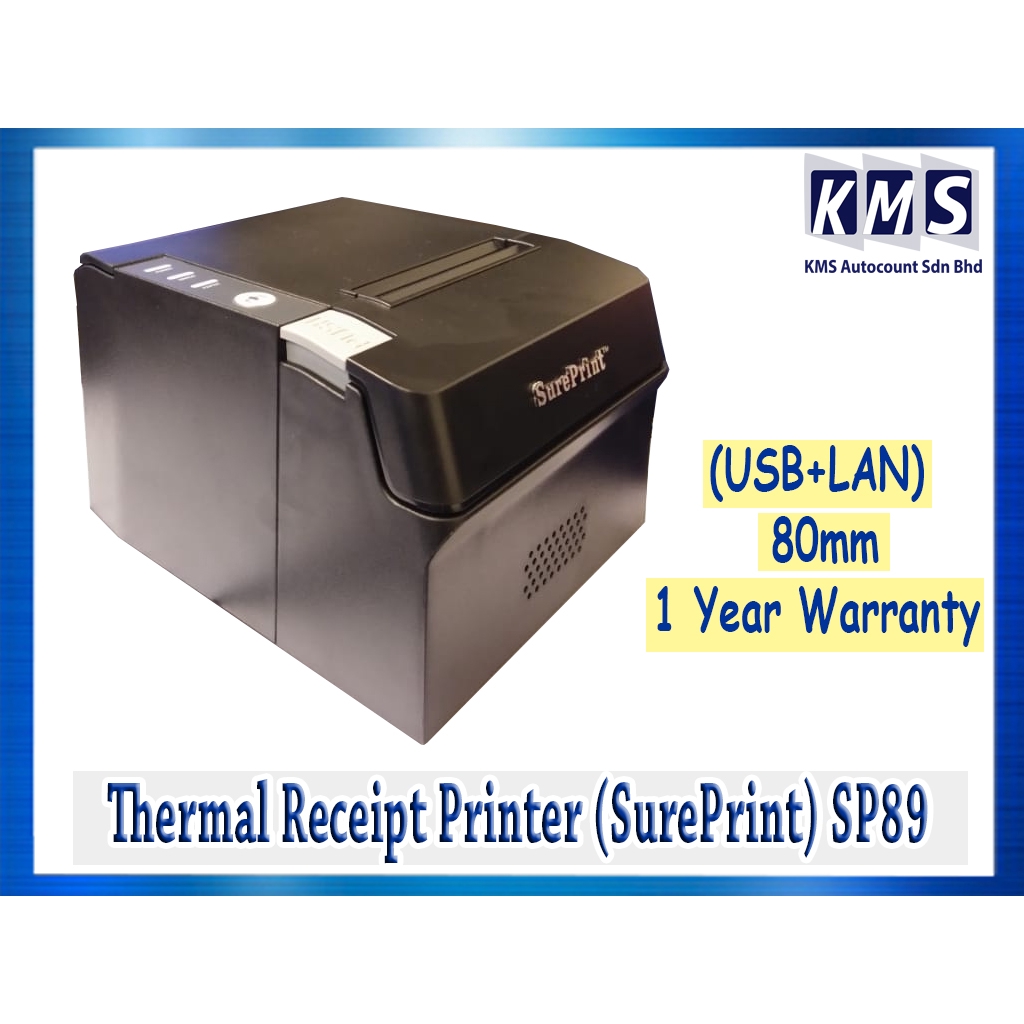 Thermal Receipt Printer (SurePrint) SP89 (USB+LAN) 80mm | Shopee Malaysia