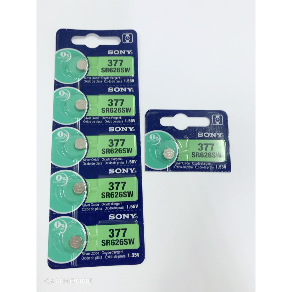 ( 1Pc ) Sony batteries SR626SW /377 1.55v and 3v battery watches ...