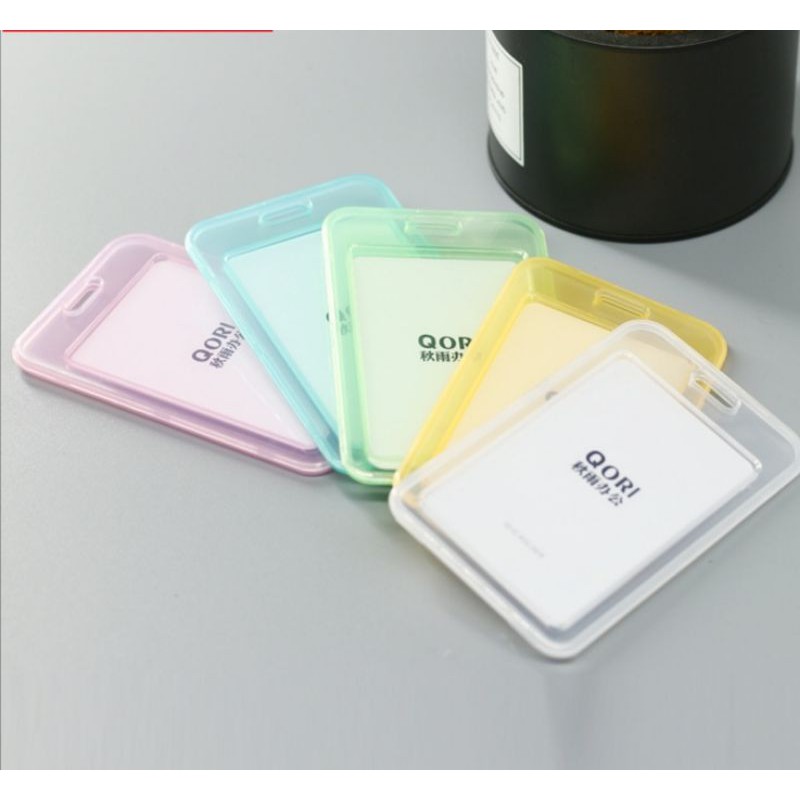 Transparent ID Card Holder IC Card Holder Bus Card Student ID Plastic ...