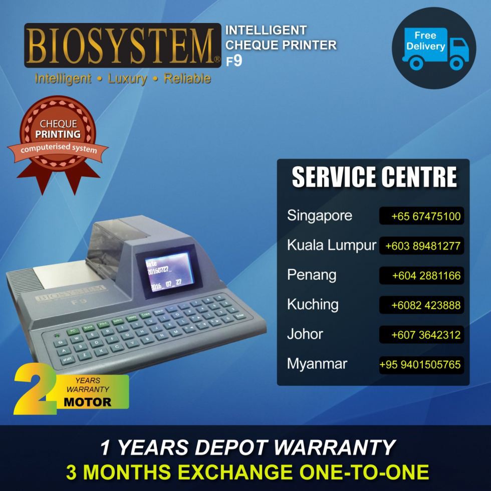 Intelligent Cheque Printer/ Cheque Writer Printer Machine | Shopee Malaysia