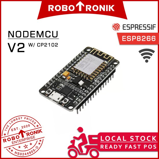 Nodemcu V2 Esp8266 Wifi Cp2102 4mb Storage Development Board