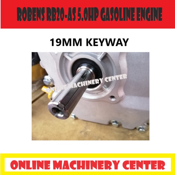 (READY STOCK)!!! ROBENS RB20-AS 5.0HP GASOLINE ENGINE | Shopee Malaysia