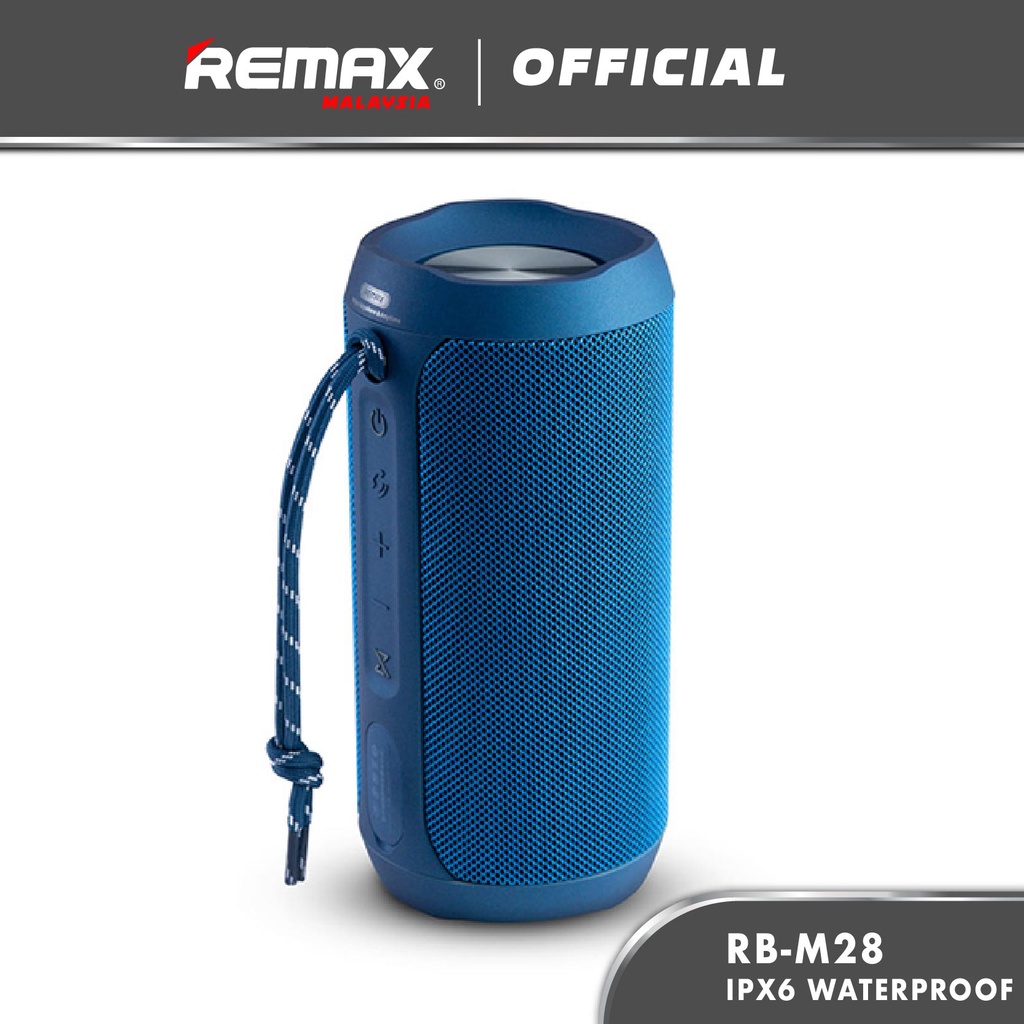 Remax RB-M28 Pro Portable IPX6 Waterproof Wireless Speaker | Shopee Malaysia