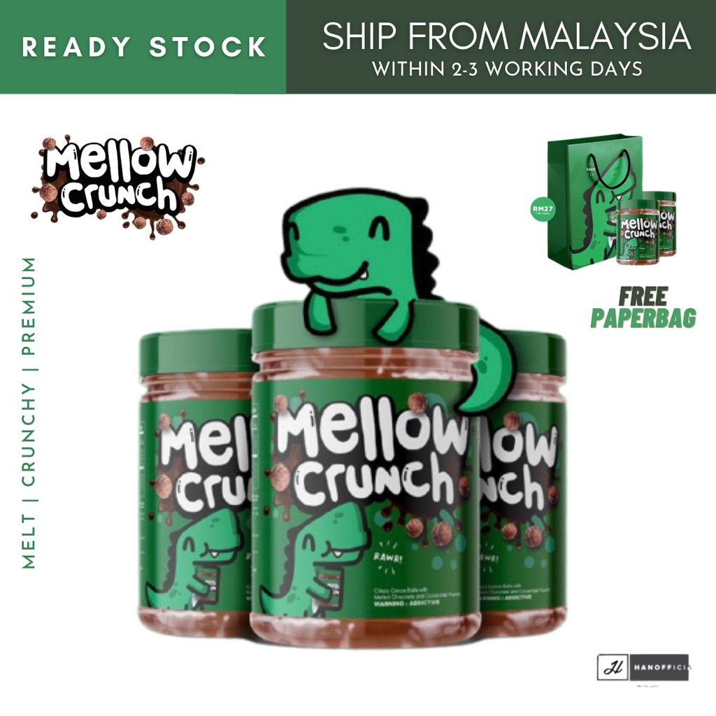 HLN x MELLOW CRUNCH Crispy Cocoa Balls with Melted Chocolate and Cocoa ...