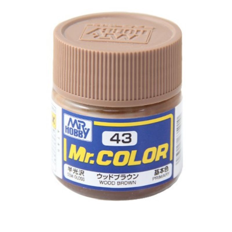 [Mr Hobby] Mr Color lacquer paint (10ml) C43 - Wood Brown | Shopee Malaysia